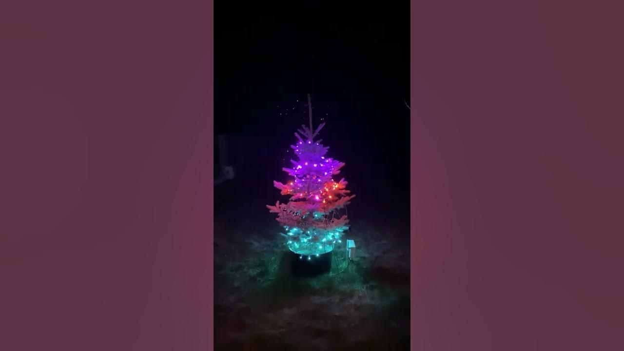 WS2812B on the Christmas tree - YouTube