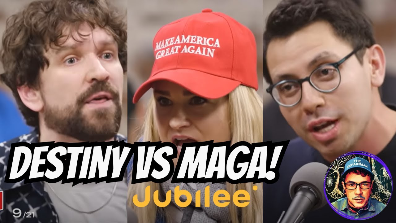 REPAIRMAN REACTS "1 Democrat vs 25 Trump Voters (Feat. Destiny ...