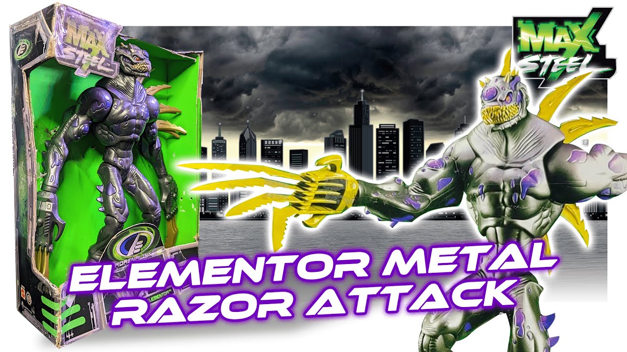 Elementor Metal - Razor Attack (2007) - Max Steel | Unboxing/Review ...