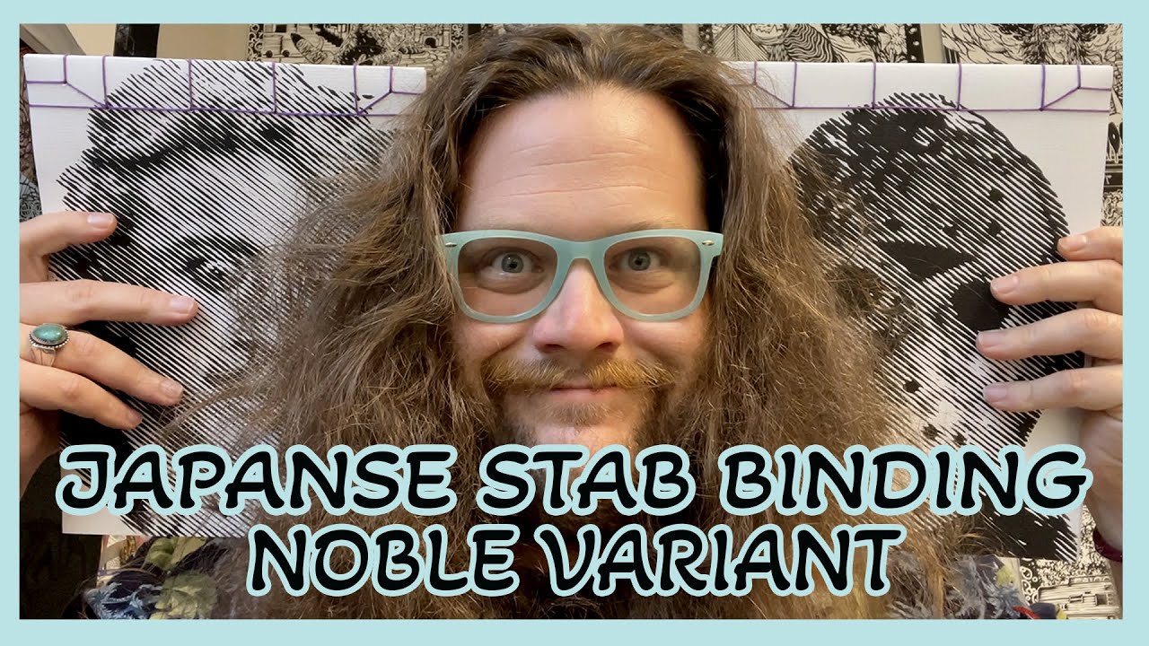 How to Make a Japanese Stab Binding Sketchbook | Noble Binding ...