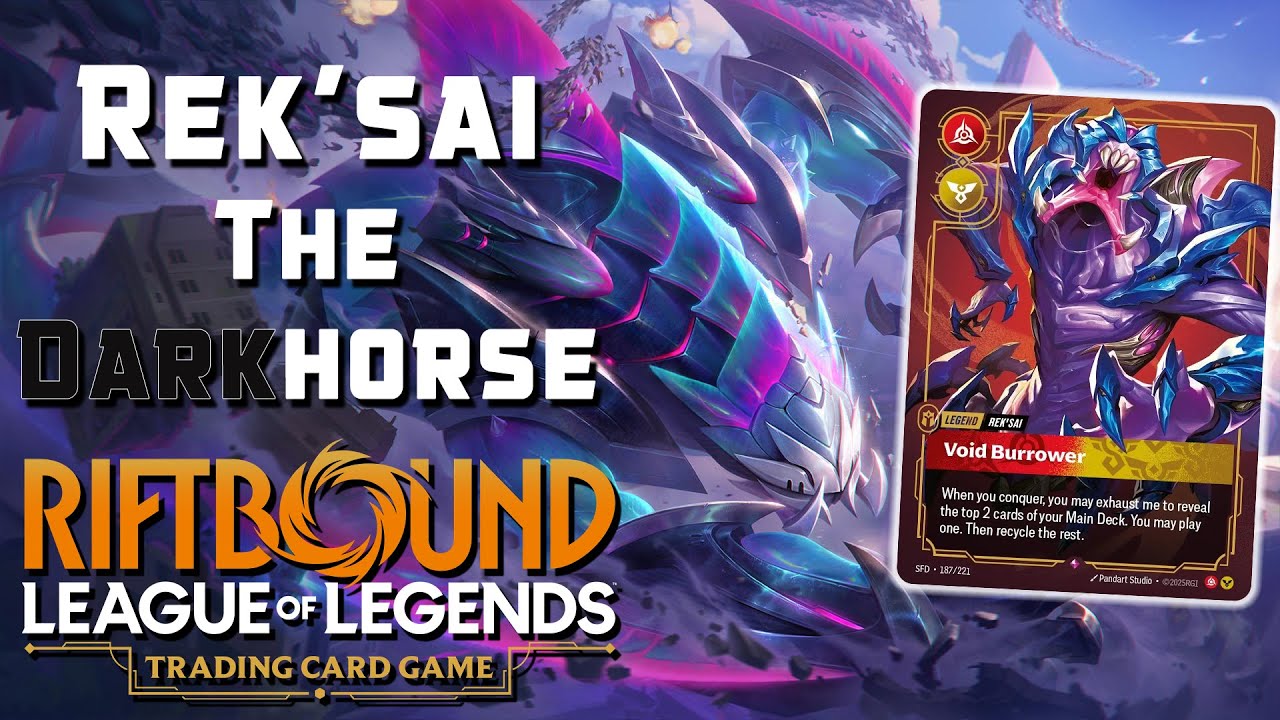 RIFTBOUND TCG Rek'sai Deck Profile | Commentary + Gameplay - YouTube