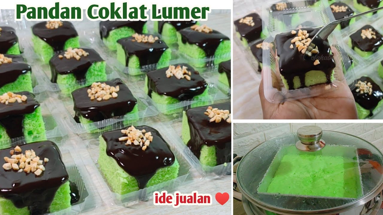 Banjir Orderan || Bolu kukus pandan lumer coklat untuk ide jualan - YouTube