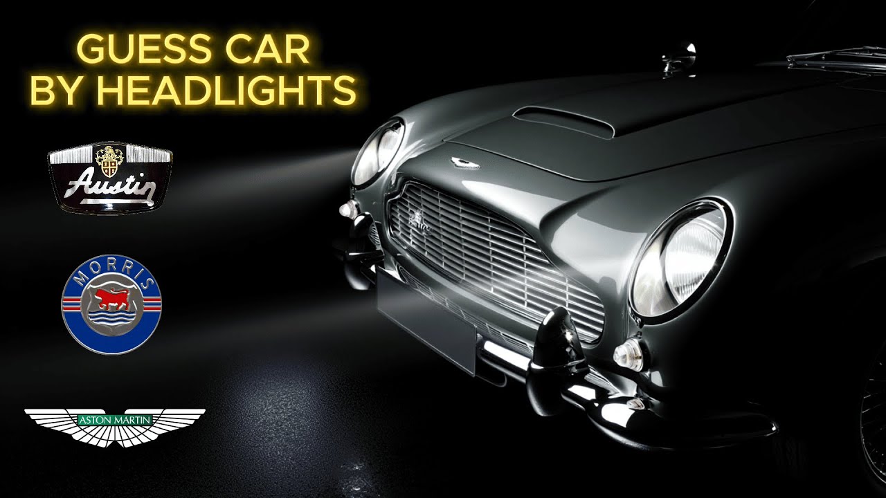 Guess These Old British Cars by Headlights to Sharpen Your Vision - YouTube