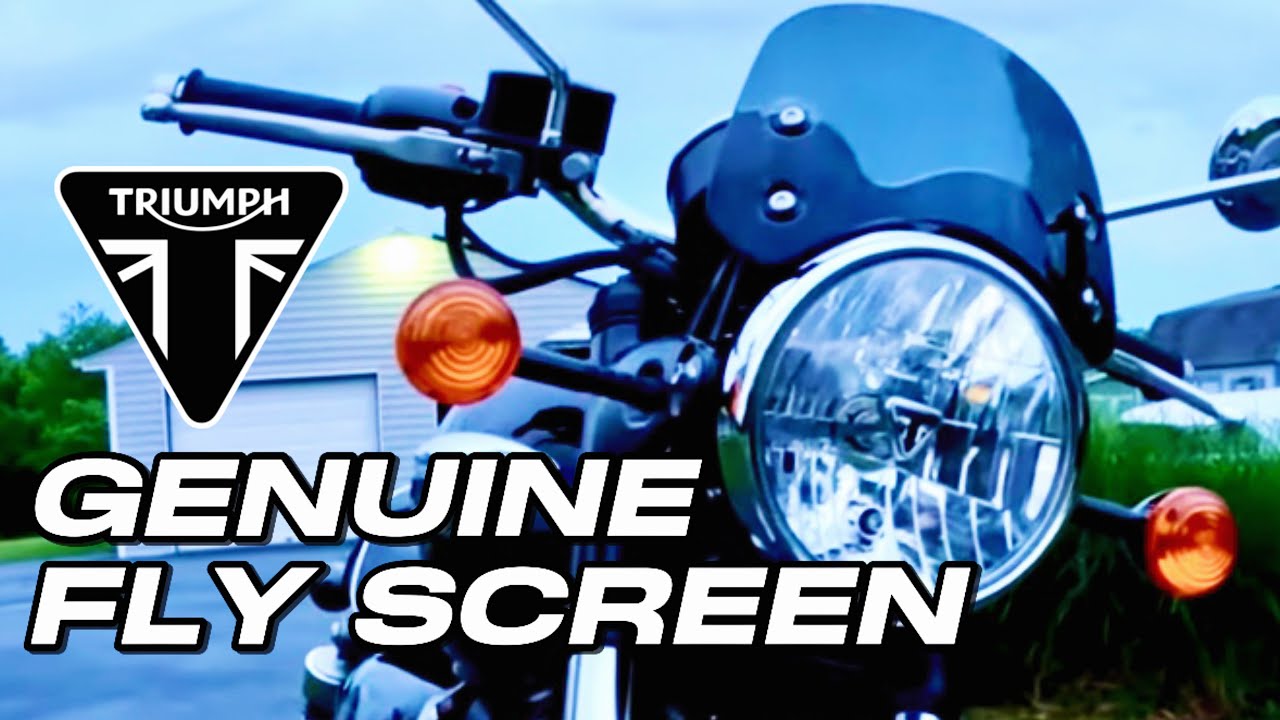 Why I Love (and Hate) the Triumph Genuine Fly Screen for the Bonneville ...