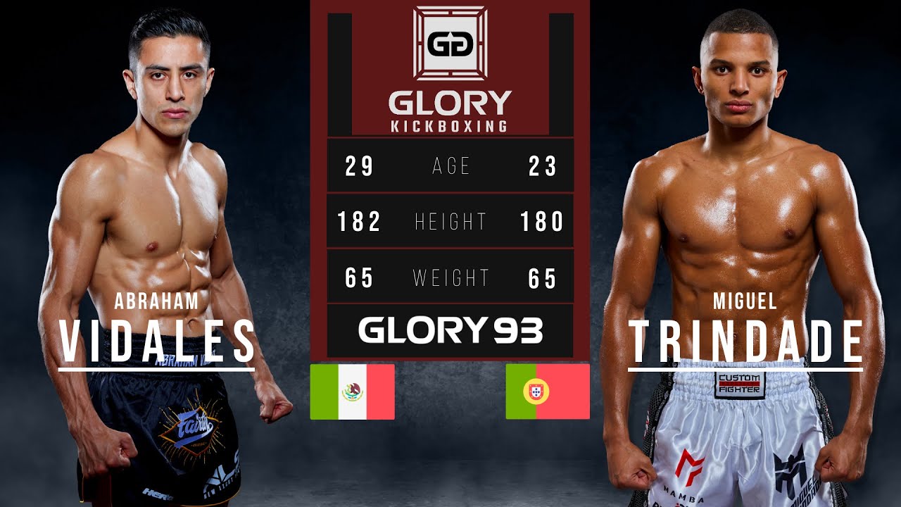 ABRAHAM VIDALES vs MIGUEL TRINDADE FULL FIGHT GLORY 93 - YouTube