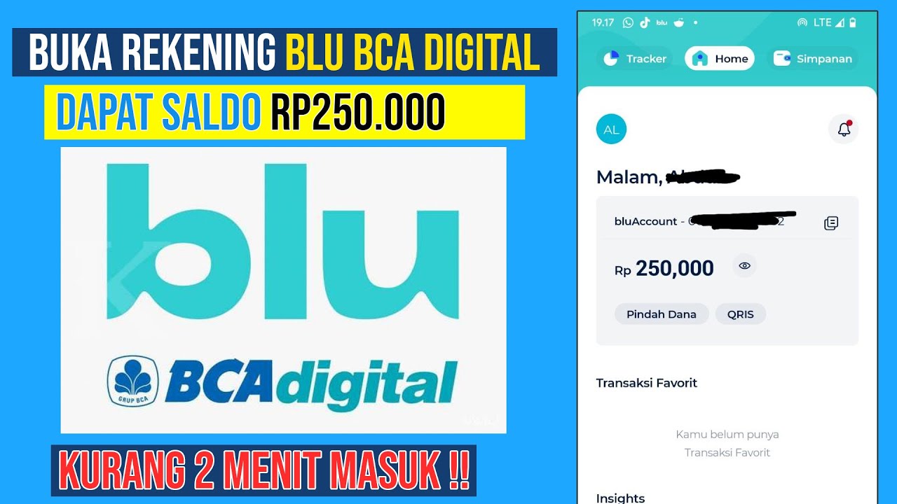 Lengkap Cara Daftar Blu BCA Digital Yang Benar | Cara Membuka Rekening ...