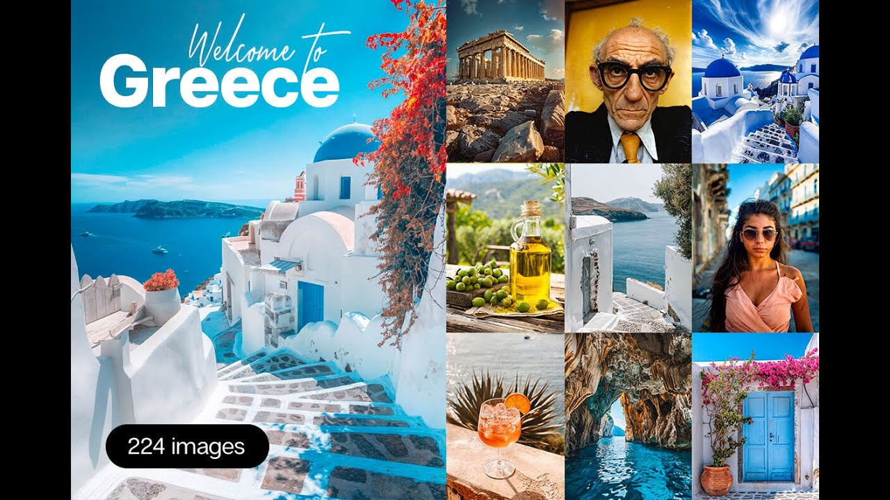 Welcome to Greece Stock Graphics Download - YouTube