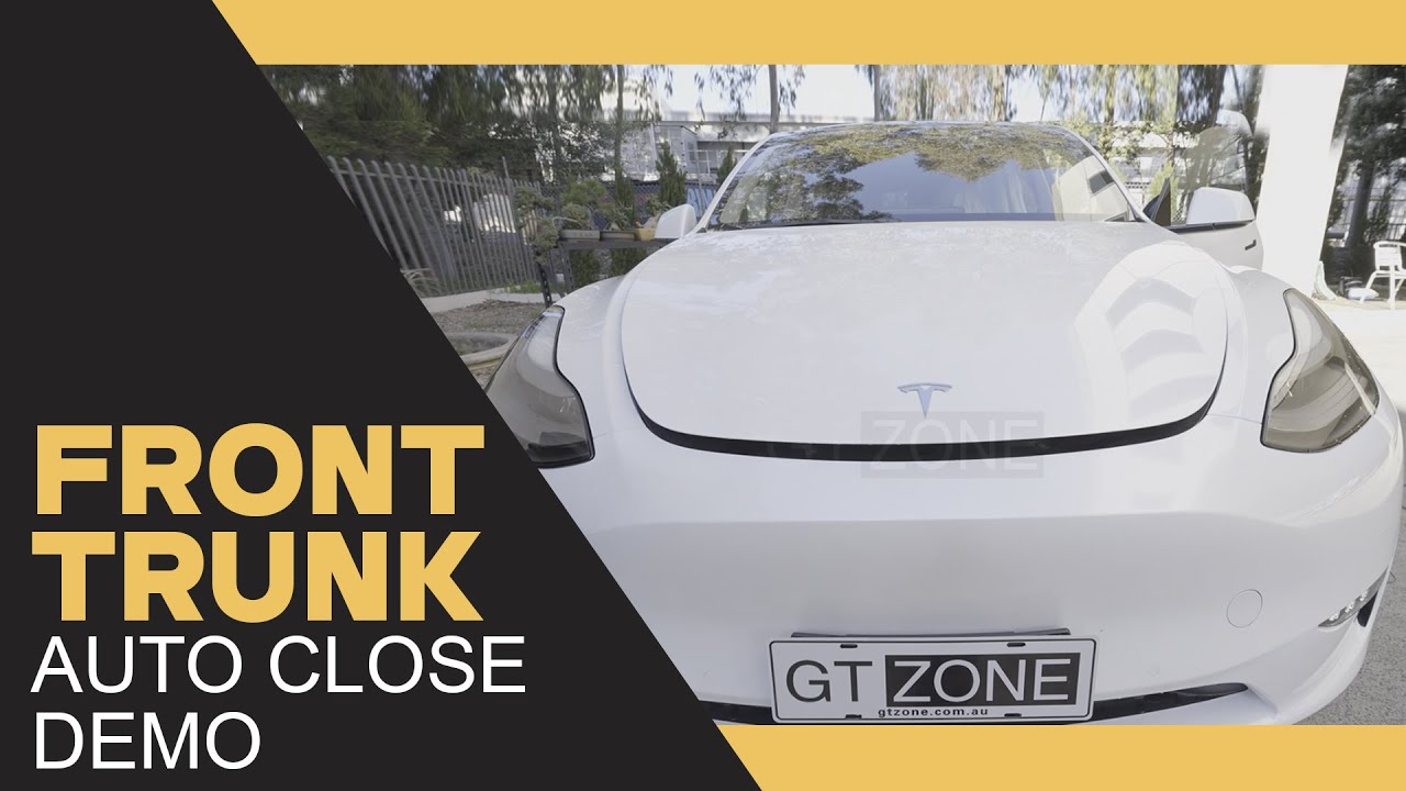 Tesla Model 3 & Model Y | Front Trunk Soft Auto Close | Frunk Actuator ...