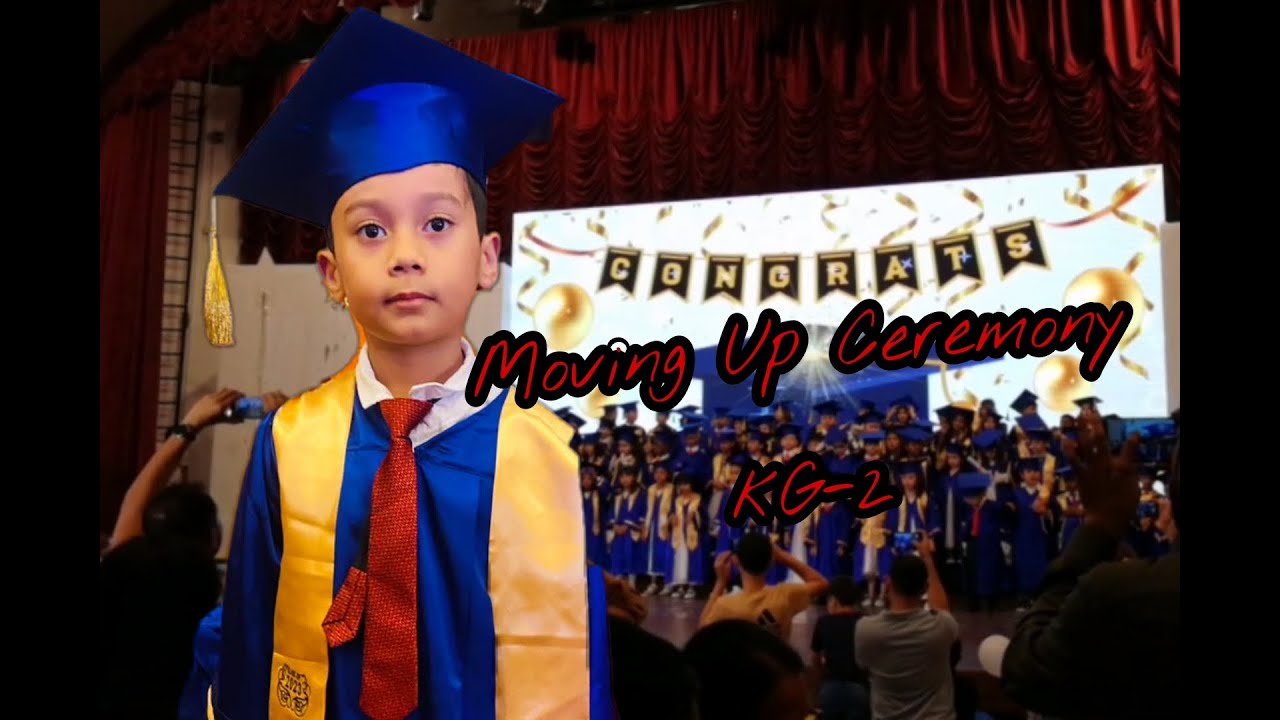 Thank you speech of Ahmed Jalod | Moving up ceremony KG-2 | - YouTube