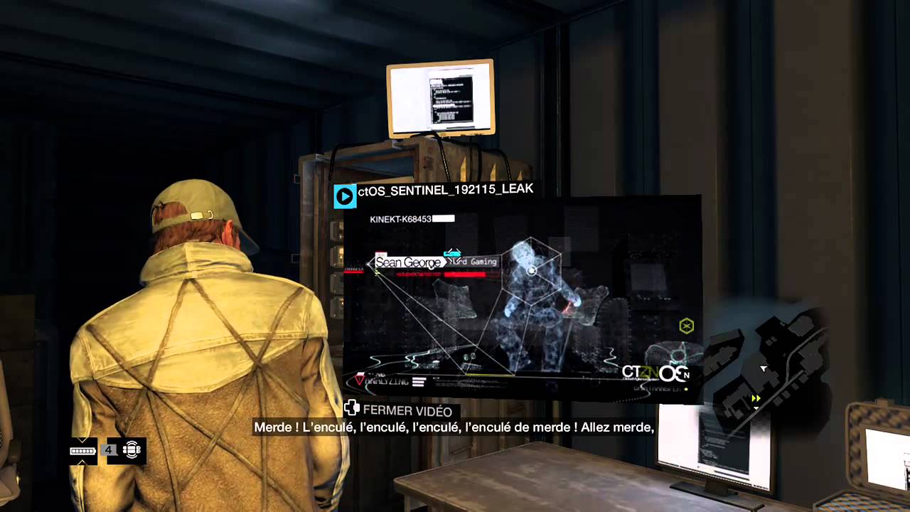 WATCH_DOGS hacking kinect - YouTube