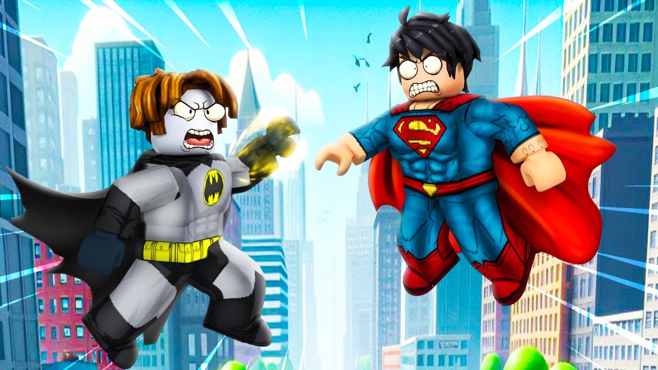 BATMAN vs SUPERMAN in ROBLOX - YouTube