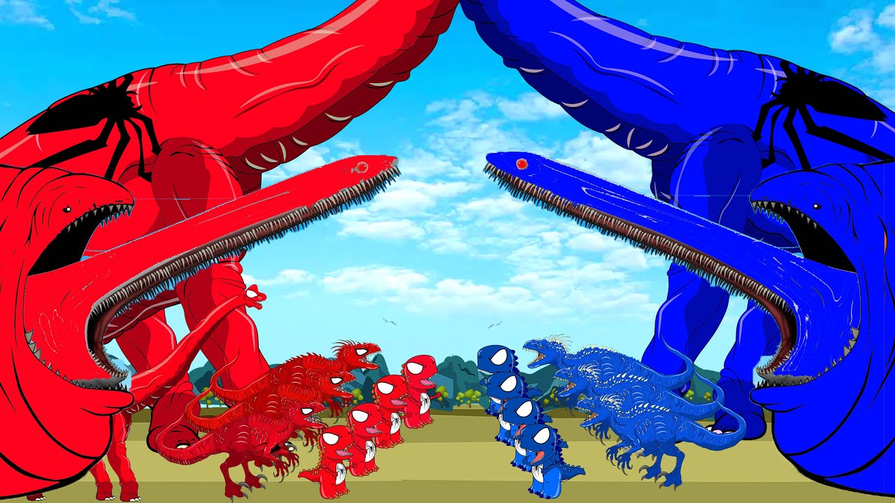 Red T-rex vs Blue T-rex: What Happened Immediately After the Dinosaurs ...