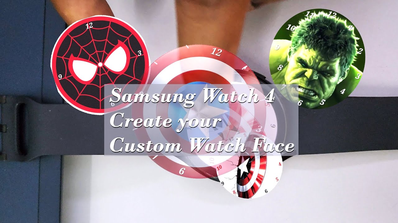 Cool Watch faces - Make your own for Samsung Galaxy watch 4 👌😊 - YouTube