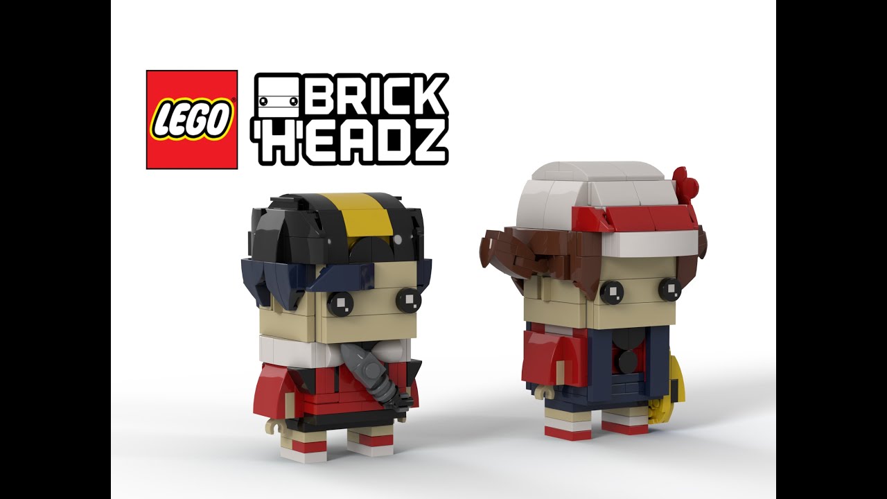 Ethan & Lyra - Pokémon Heartgold & Soulsilver (LEGO Brickheadz) - YouTube