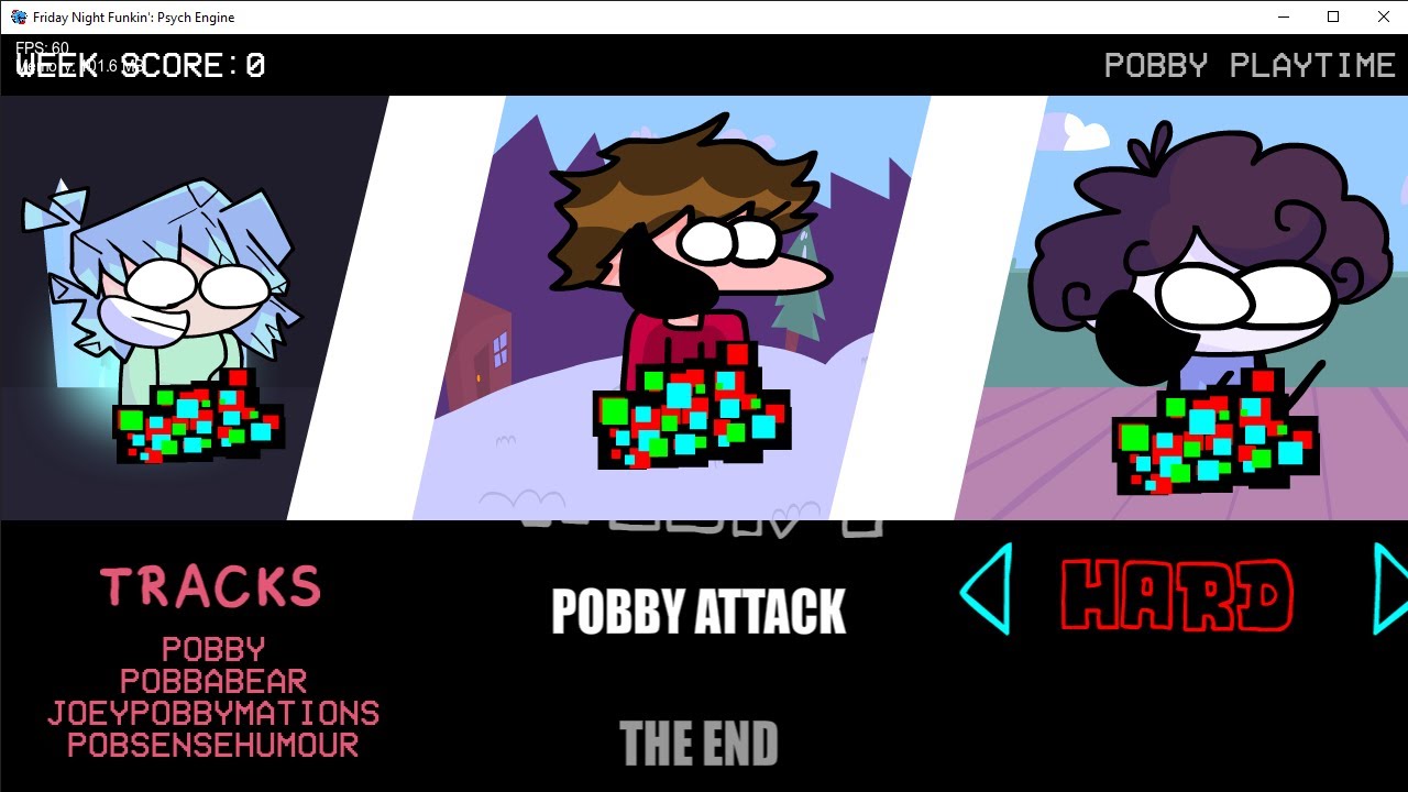 fnf the curse of the pobby remastered mod showcase (no download) - YouTube