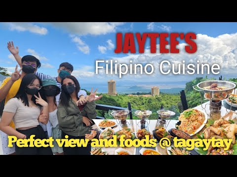 Jaytee's Filipino cuisine @ tagaytay,perfect view and foods - YouTube