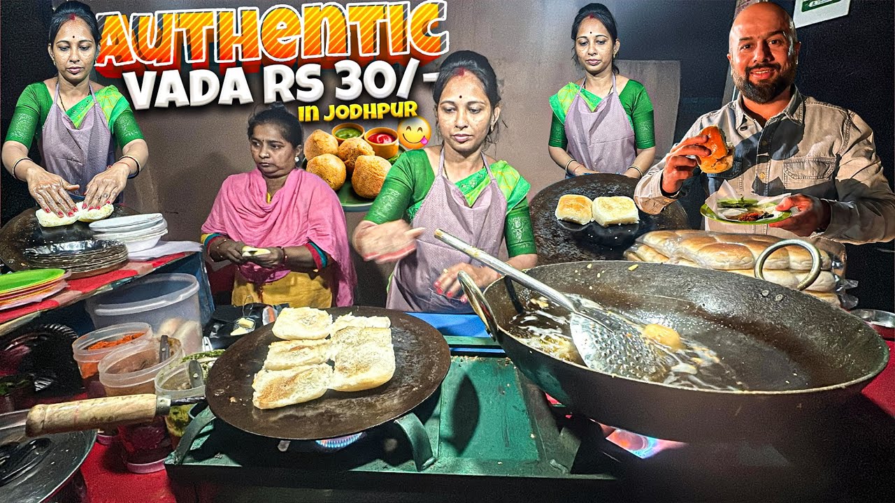 Mahasrasthrian lady Authentic Vada Rs 30/- In Jodhpur | Indian Street ...