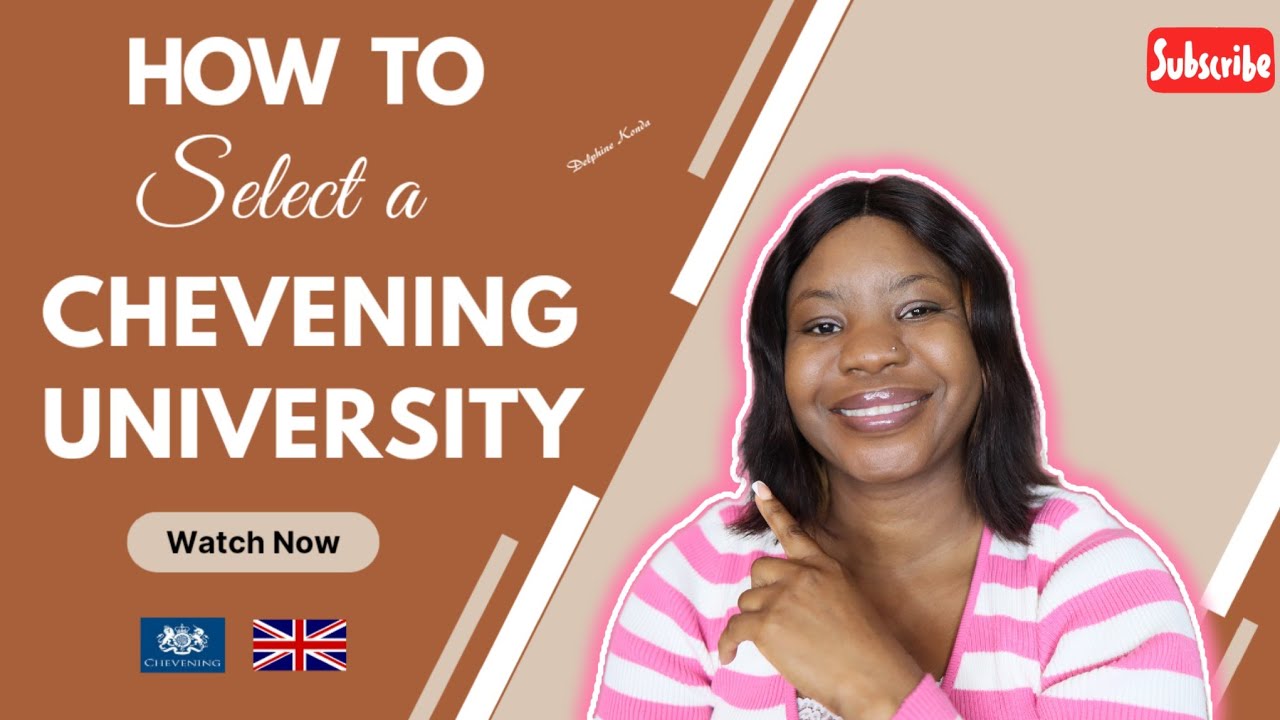 How to select a University for Chevening scholarship - YouTube