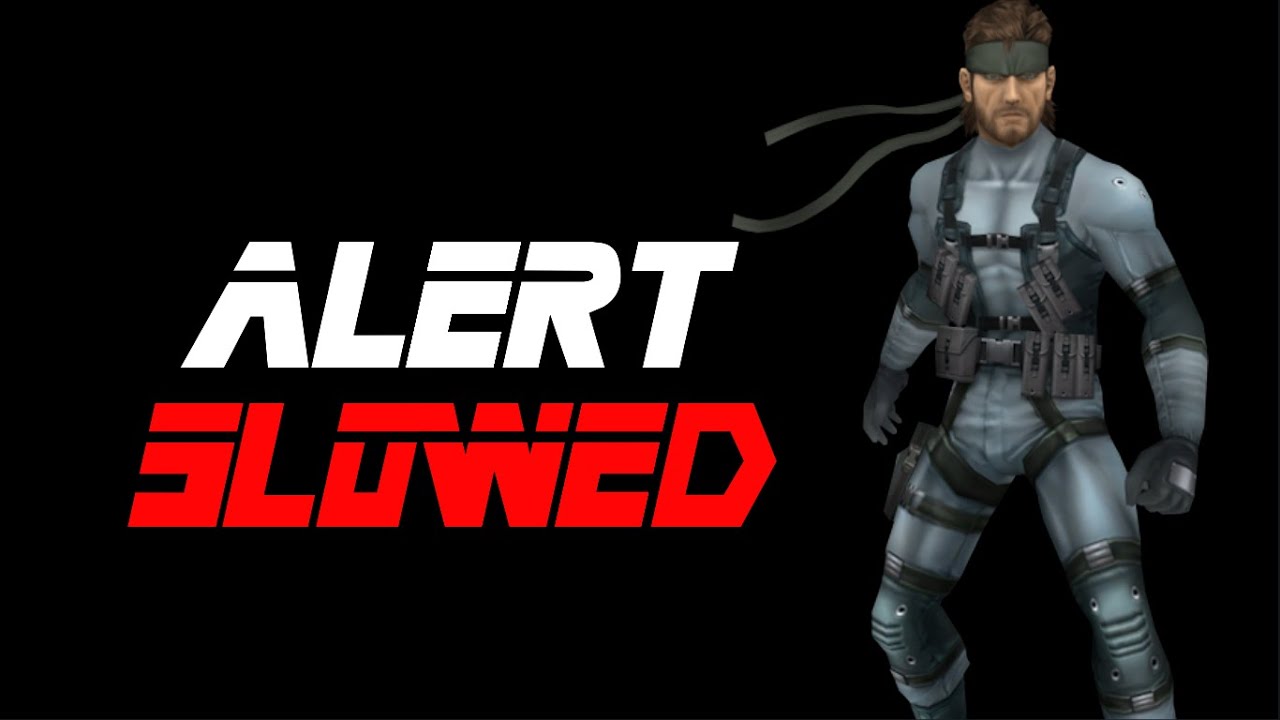 Metal Gear Alert sound slowed 20% - YouTube