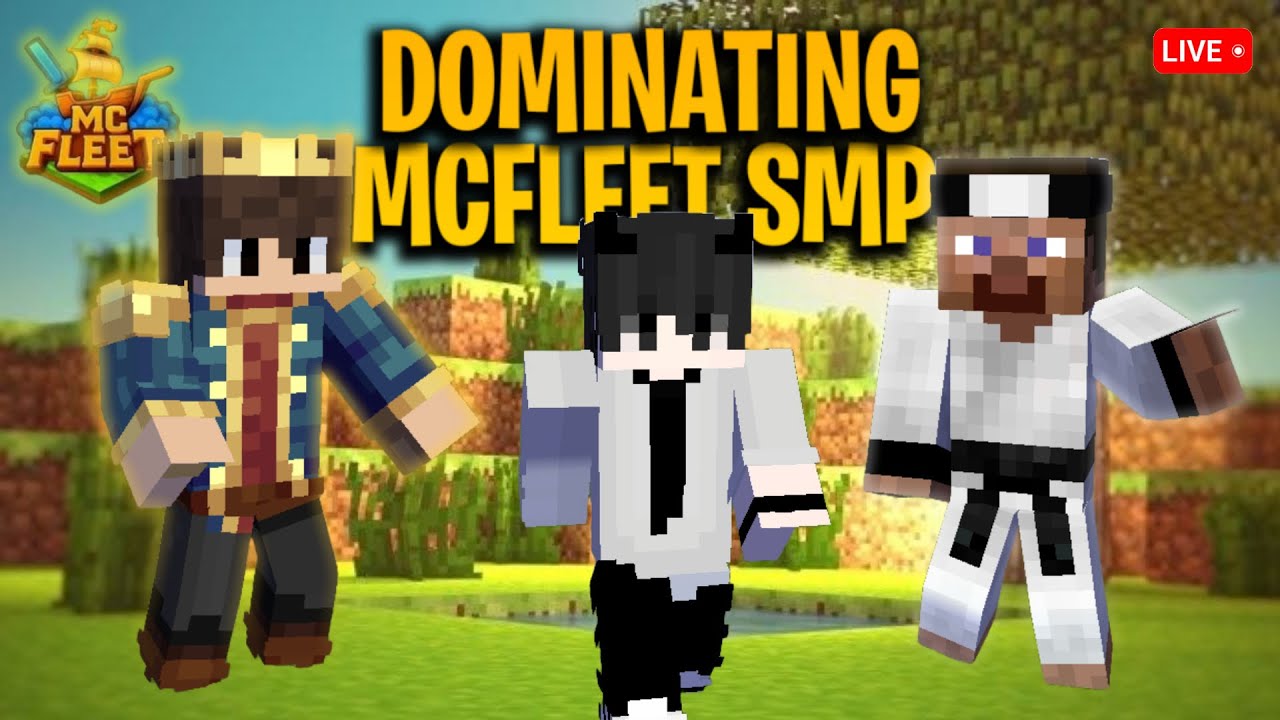 DOMINATING mcfleet 24/7 LIVE MINECRAFT SERVER #DAY 3 - YouTube