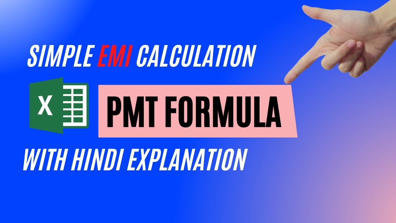 How to use excel PMT function I Excel financial function PMT I Pmt ...