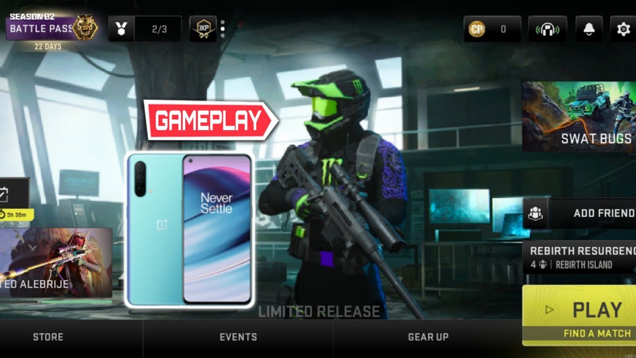COD Warzone mobile Rebirth Island with monster energy operator Gameplay ...