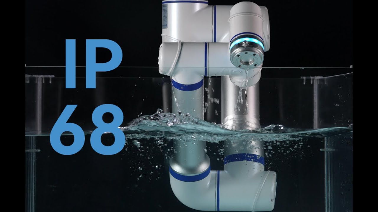 Elite Robots Collaborative Robots CS66 IP68 water-pressure test - YouTube