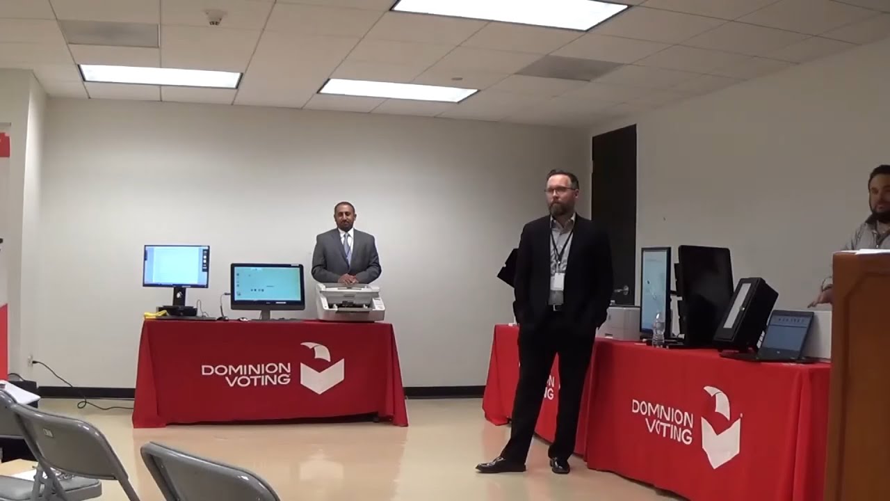 Dominion Voting Machine Modem Presentation - YouTube