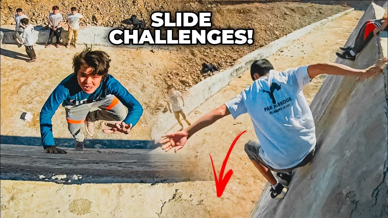 ATTEMPTING NEW PARKOUR CHALLENGES!?🔥 IN DAM | PAK PARKOUR - YouTube