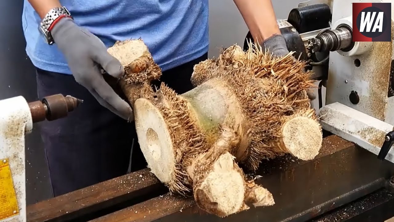 Turn Raw Bamboo Roots Into Great Works of Art! - Wood Art - YouTube