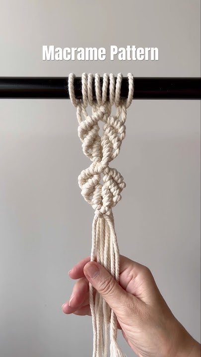 Macrame pattern 🧶 #macrameknot #knot #macrame #macramepattern #macrametutorial #diy - YouTube