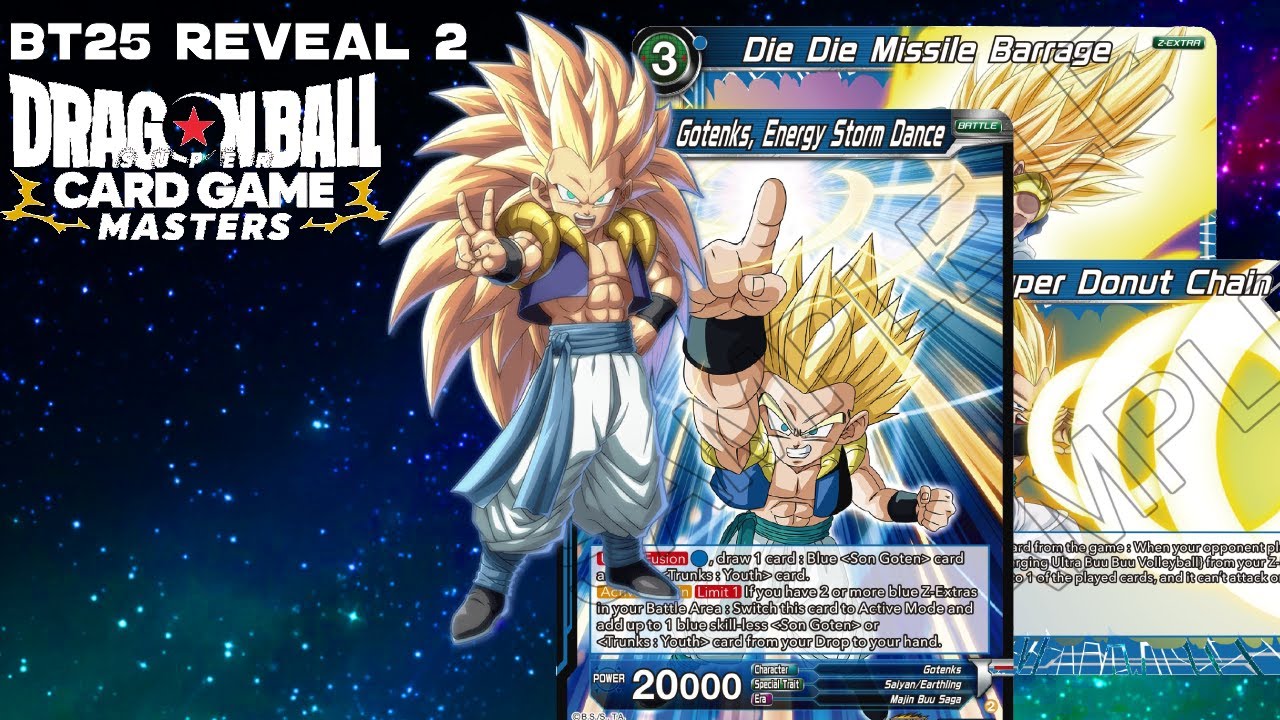 BT25 Reveal No. 2 More Gotenks Cards and Support! - YouTube