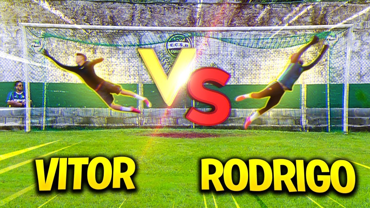 VITOR LO VS NOVO GOLEIRO *VITOR É MELHOR?* - YouTube