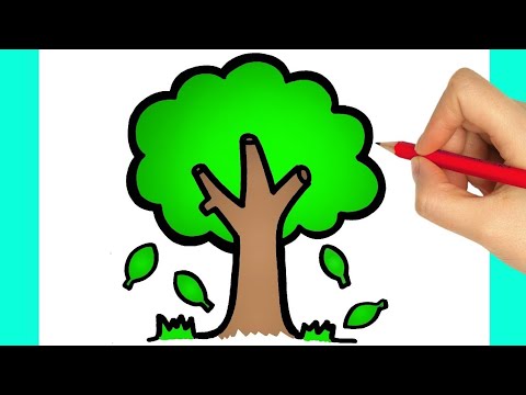 CÓMO DIBUJAR UN ÁRBOL - YouTube