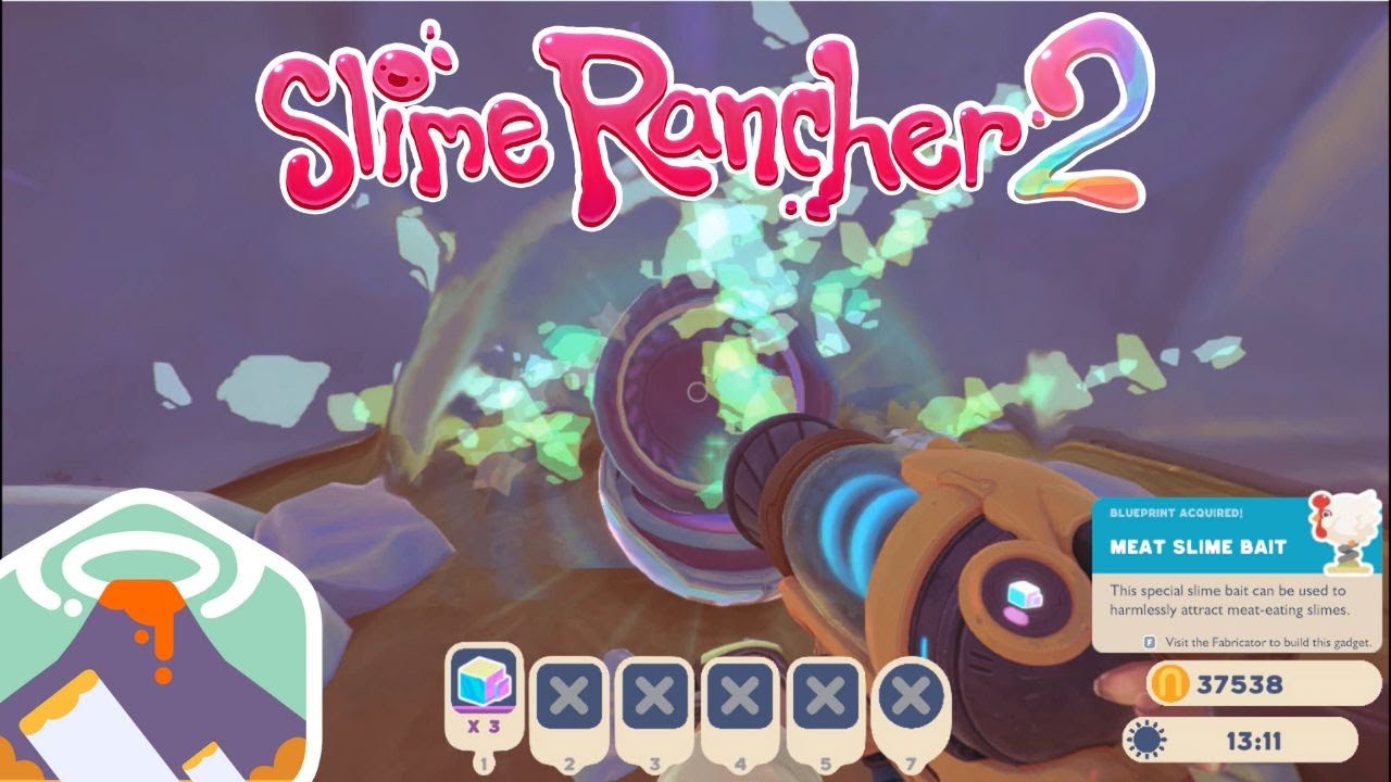 Slime Rancher 2 - Meat Slime Bait [Ember Valley Treasure Pod 3] - YouTube