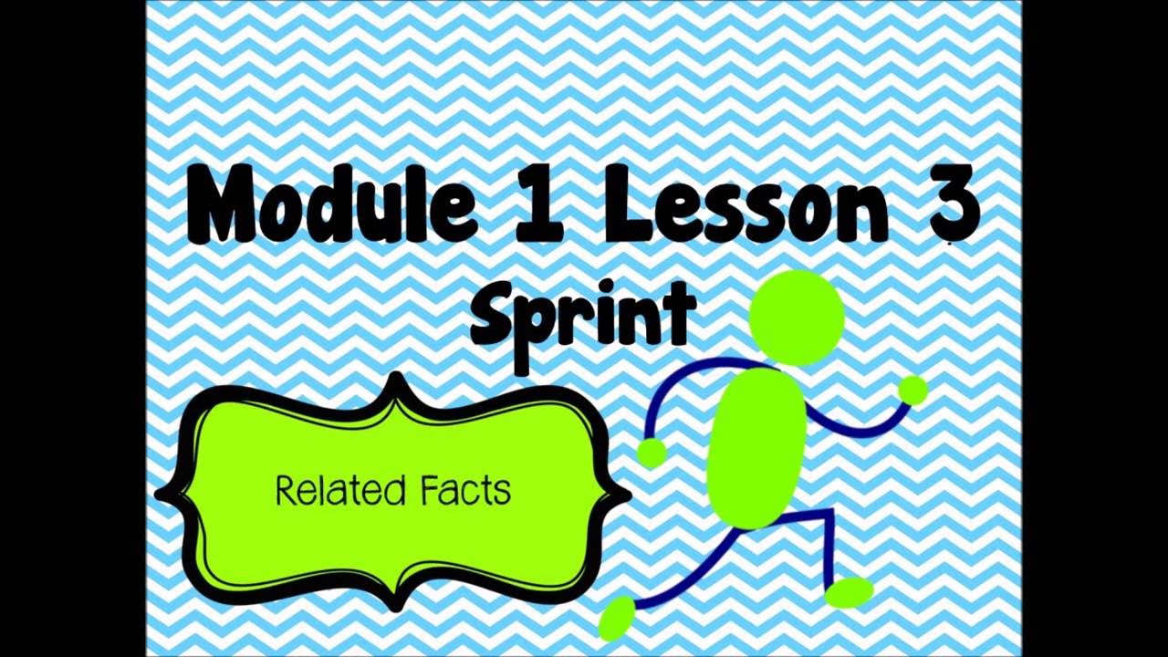 Grade 2 Module 1 Lesson 3 Sprint - YouTube