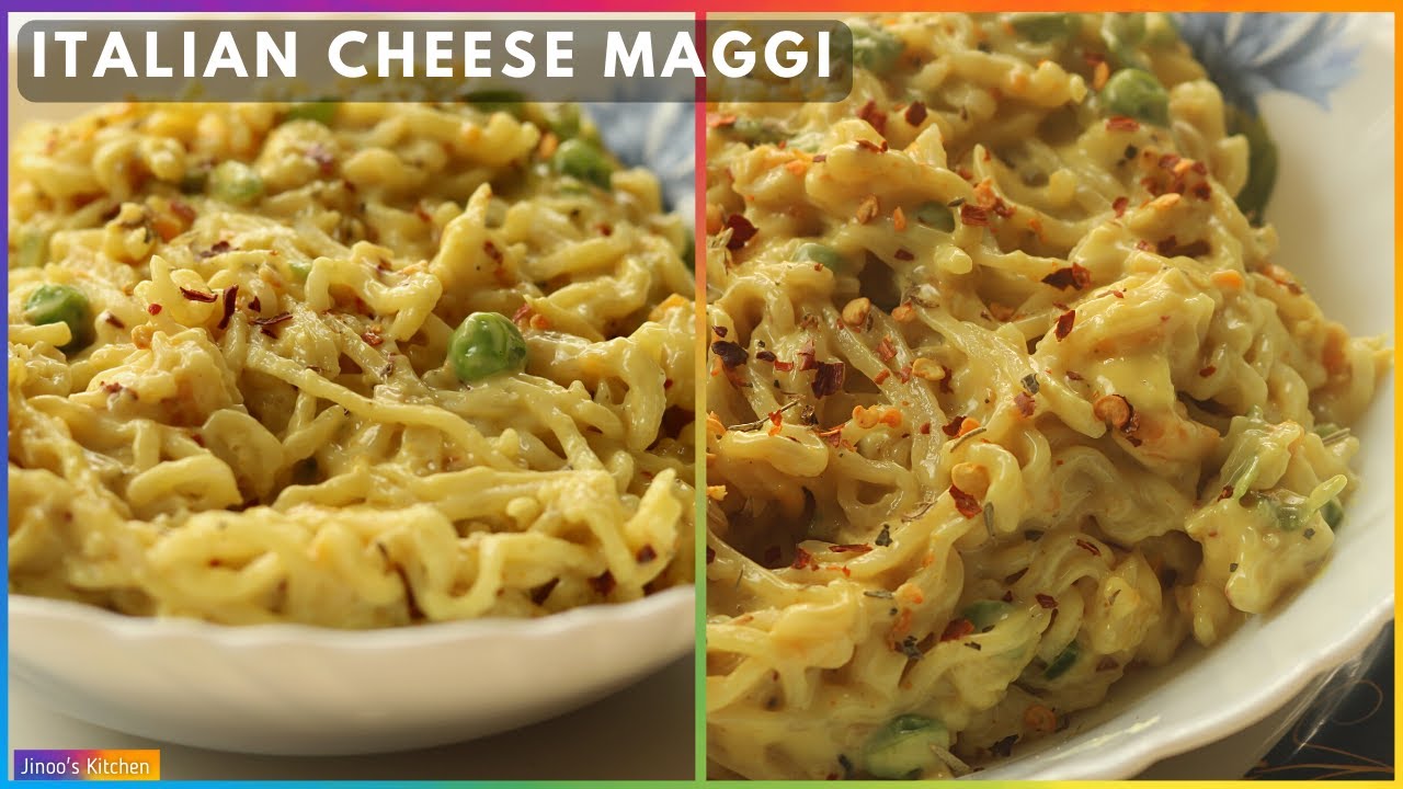 Italian cheese Maggi recipe | How to make Maggi Italian style - YouTube