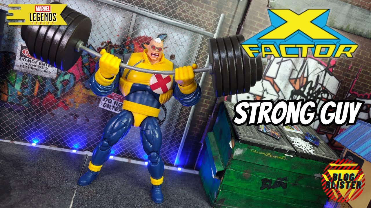 Marvel Legends Strong Guy X Factor Deluxe Amazon Exclusive Reseña ...