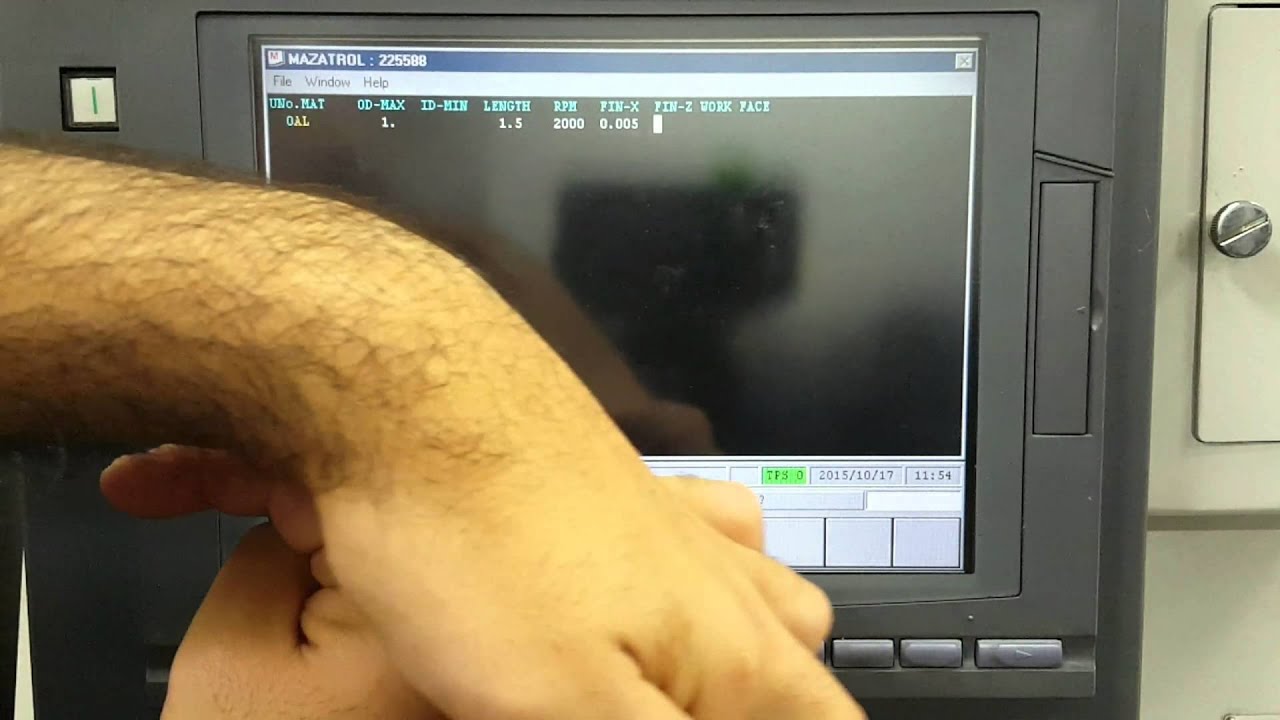 Mazak Lathe Programming #3 Facing - YouTube