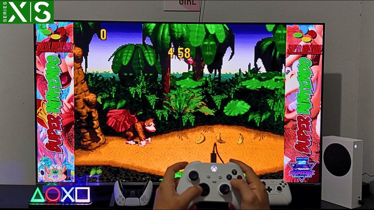 Donkey Kong Country Competition (Xbox Series S) Gameplay Teste - YouTube