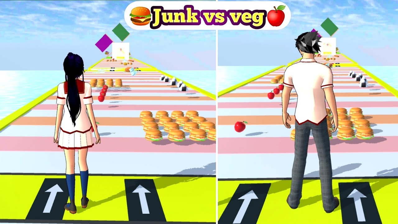 Age run newgameplay 🍗Vs🥦😂In sakura school simulator - YouTube