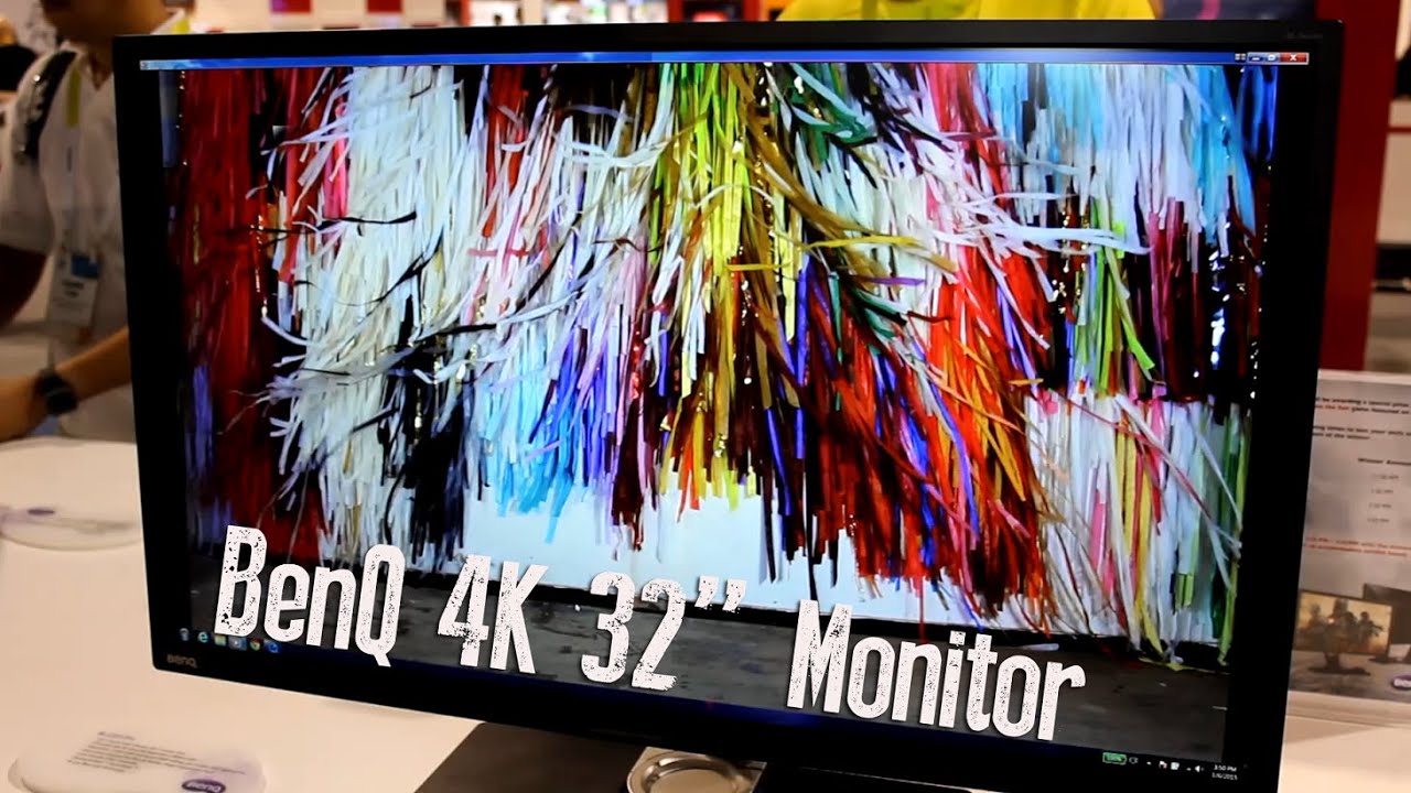 CES 2015 [First Look] BenQ 32" 4K UHD Monitor - YouTube