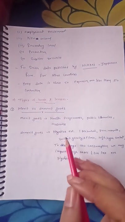 merit goods vs demerit goods, types of goods #economy #govtjobs - YouTube