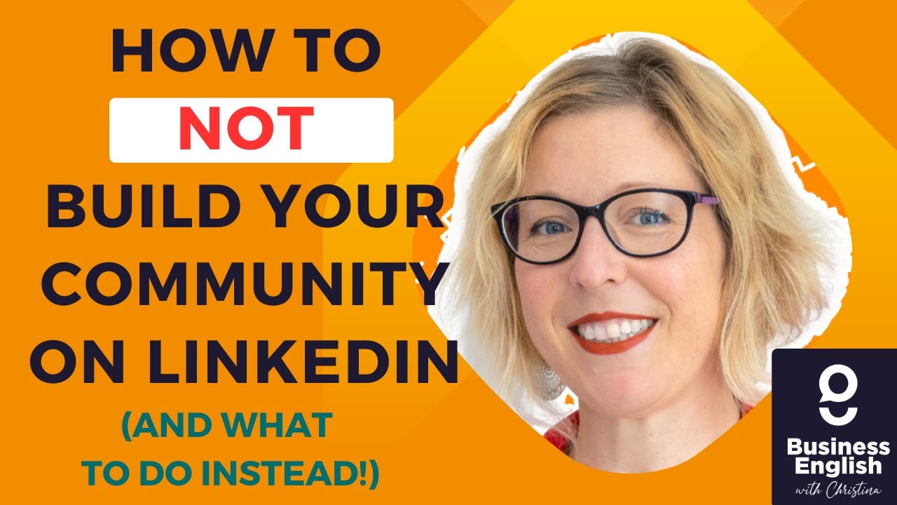 How NOT to build a community on LinkedIn (and what to do instead) - YouTube
