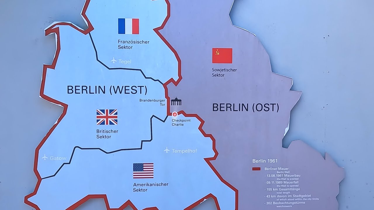 Berlin Wall 1961 Map