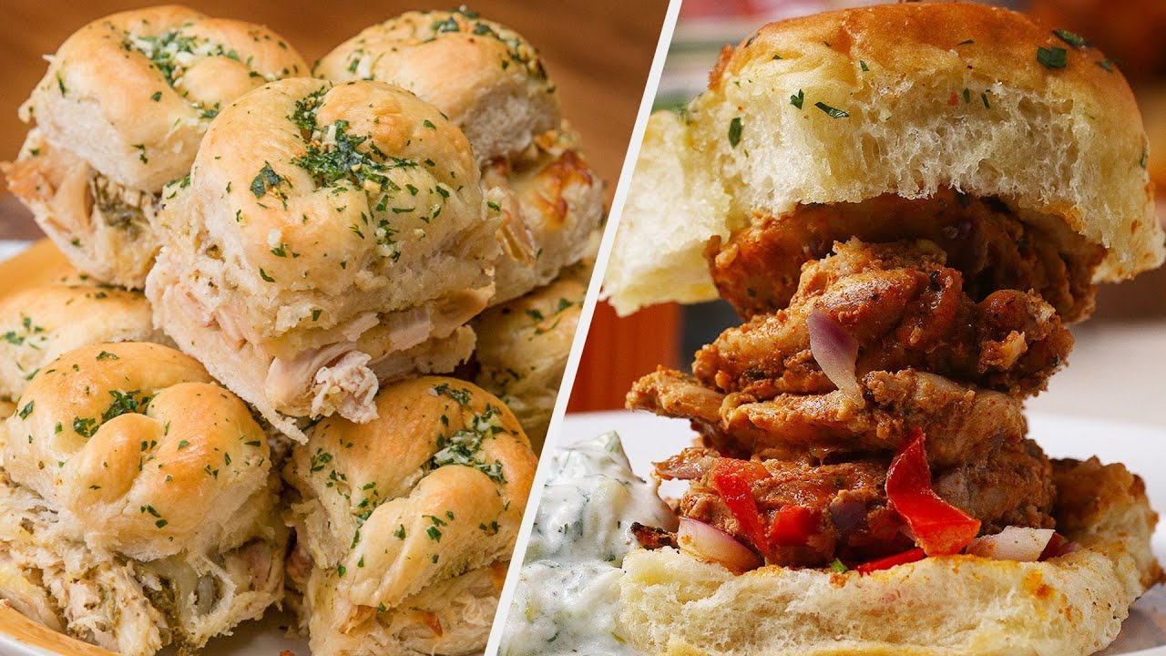 Slider Recipes For Each Day Of The Week • Tasty Recipes - YouTube