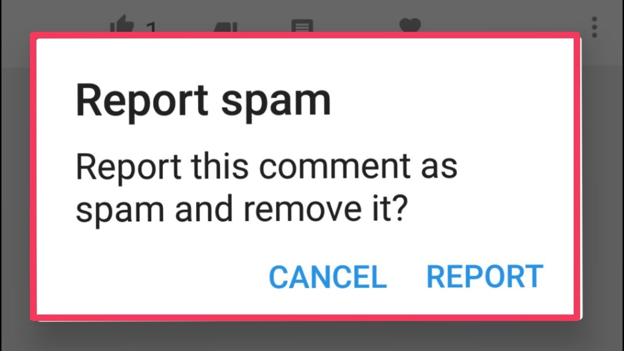 How To Report Spam Video Comments in YouTube Channel - YouTube