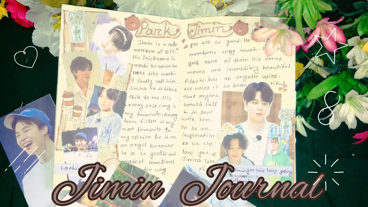 Bts Jimin Journal/bts journal/kpop journal with me - YouTube