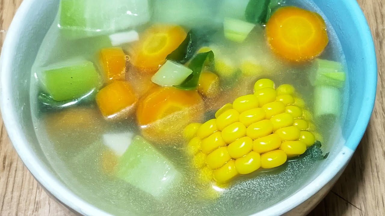 CARA MASAK SOP JAGUNG, LABU DAN WORTEL SEGER DAN SIMPEL - YouTube