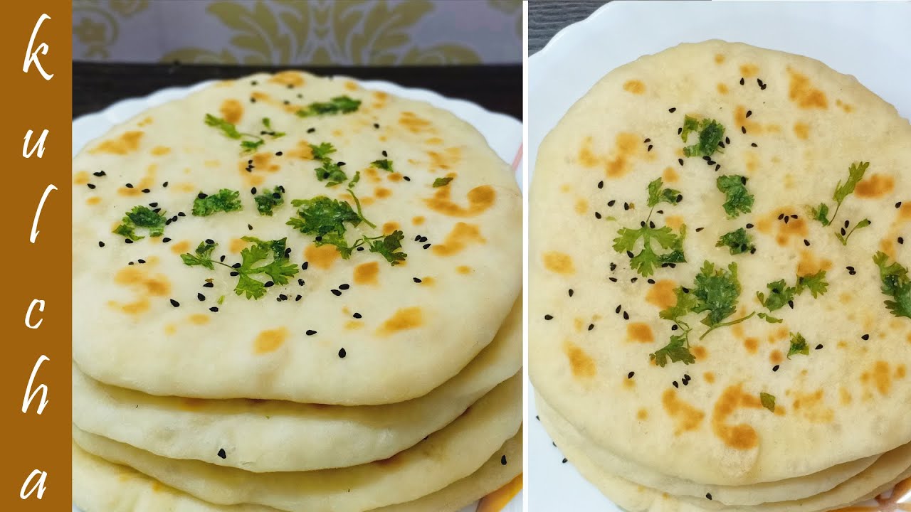KULCHA//Kulcha Recipe // Kulcha recipe on tawa // Kulcha recipe by ...